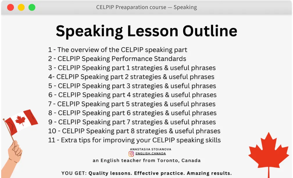 CELPIP Preparation Course for Successful Immigration to Canada